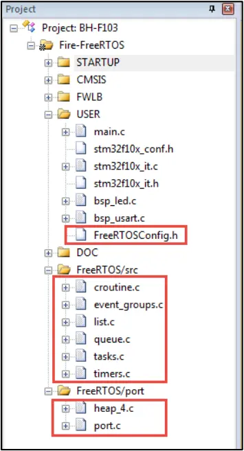 FreeRTOS 学习笔记（1）—— 系统源码移植到 STM32F103_freertos移植stm32f103-CSDN博客