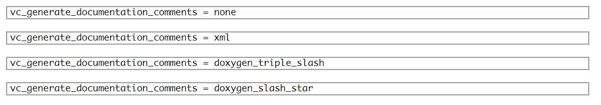 c++ doxygen 注释规范_是不是晚了点：Visual Studio可以自动生成注释啦!-CSDN博客