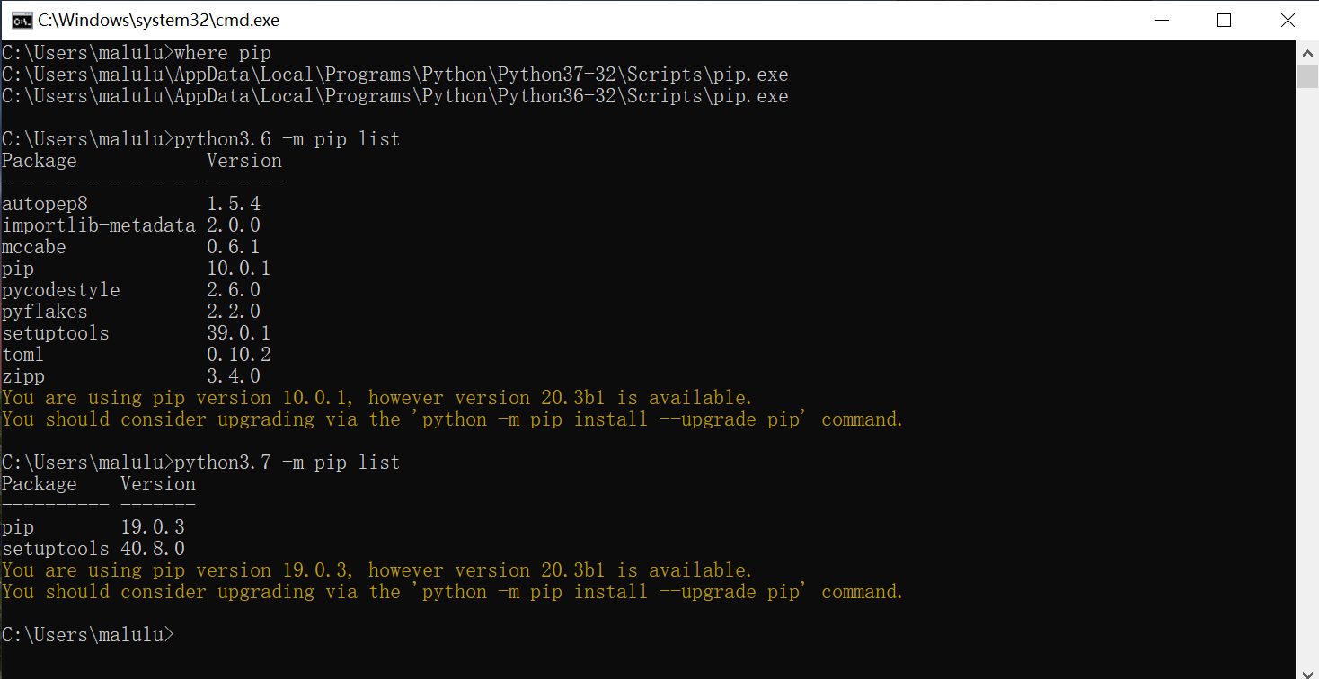 多版本python解释器的使用和pip的使用 Pip怎么分3 10和3 11 Csdn博客
