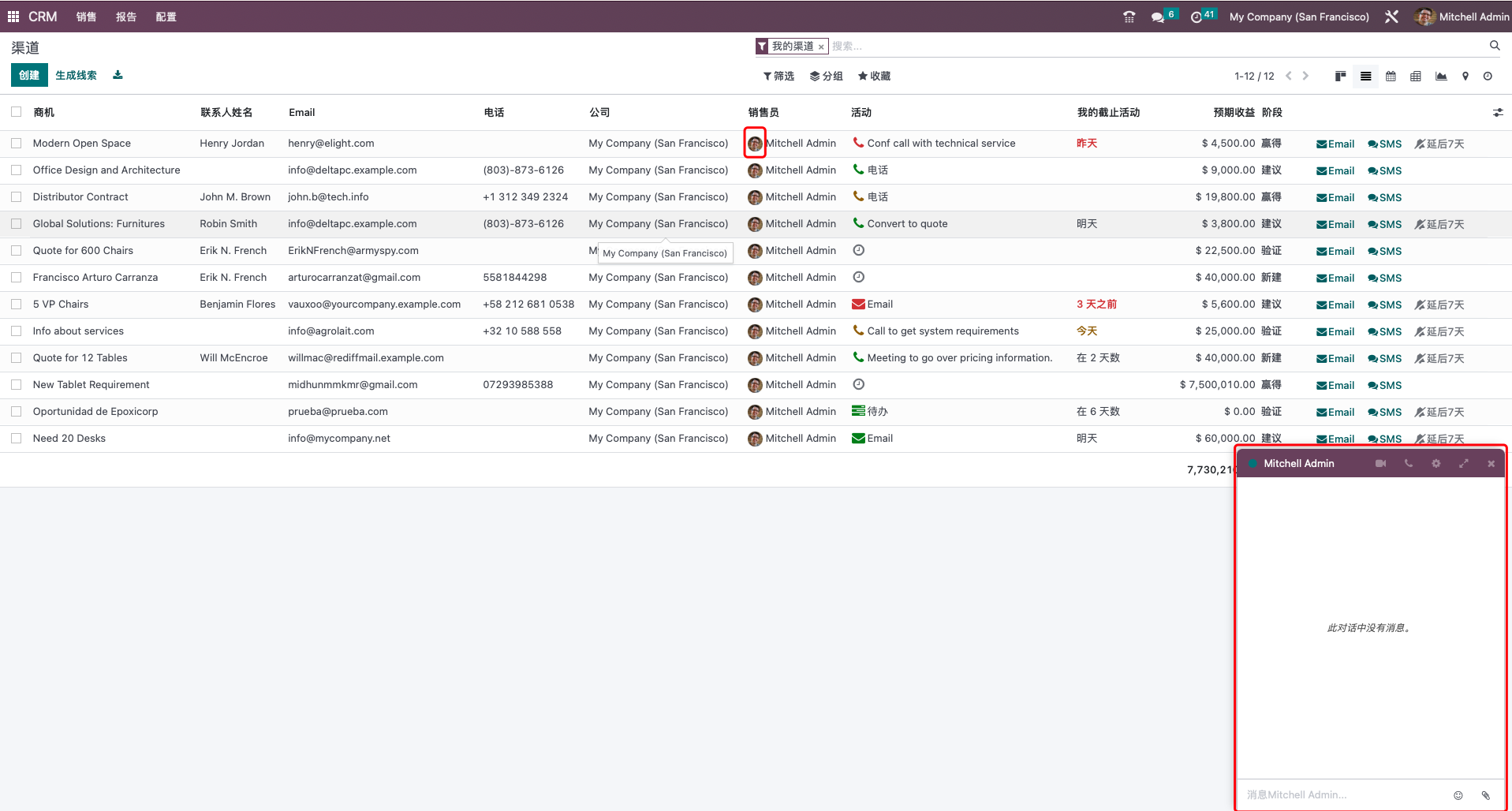 Odoo 16 企业版手册 - CRM (1）_odoo16的新功能-CSDN博客