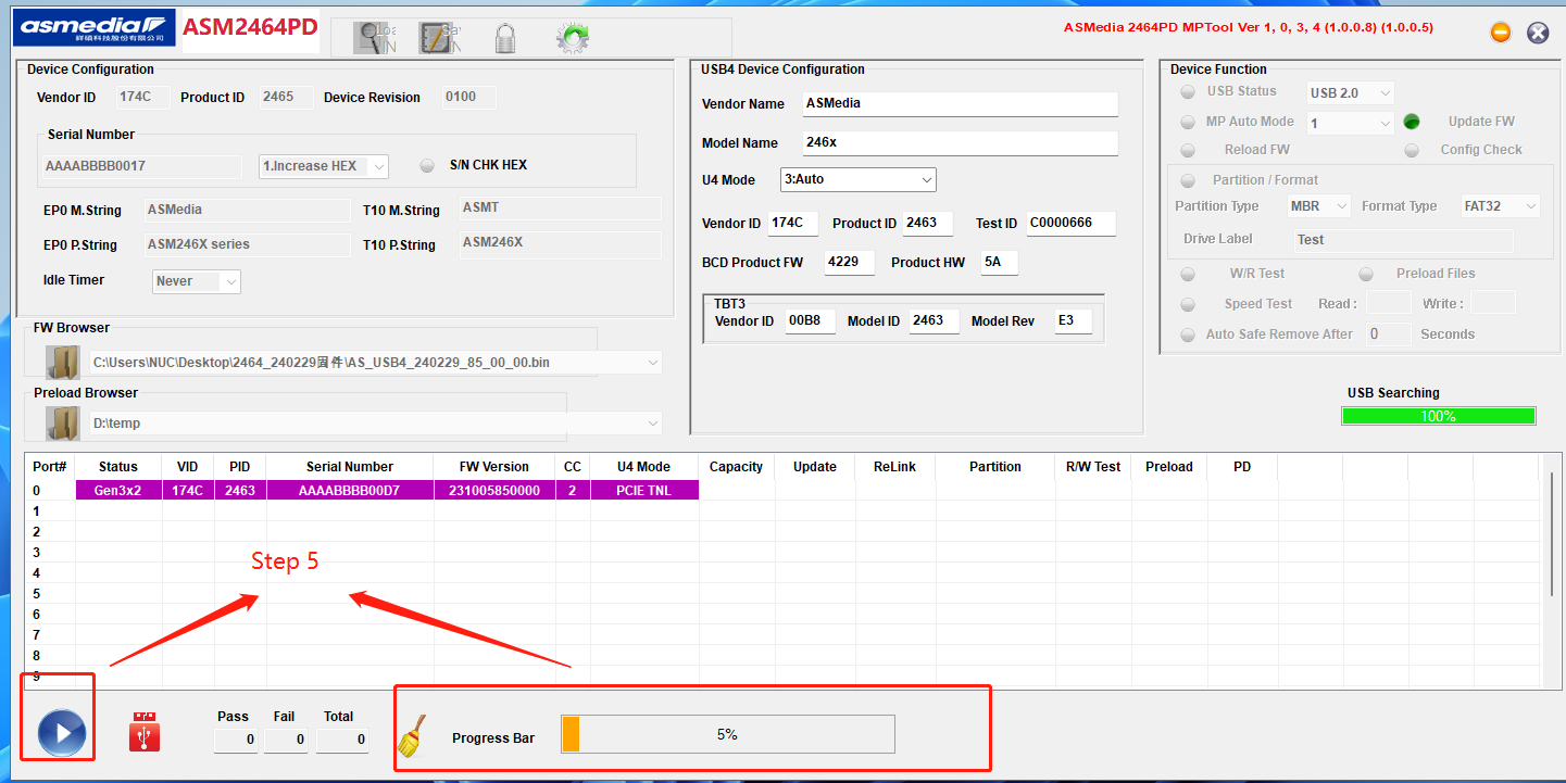 ASM2464PD固件更新升级方法，ASM2464量产工具分享-CSDN博客
