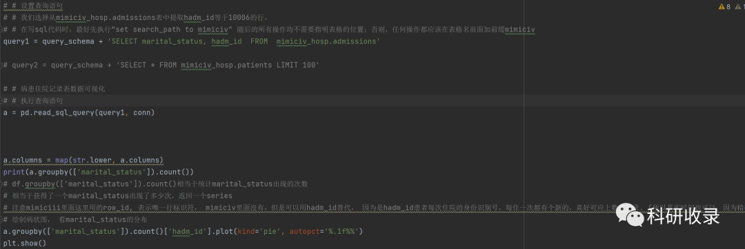 Python连接MIMIC-IV数据库并图表可视化_mimic数据库衍生表格配置-CSDN博客