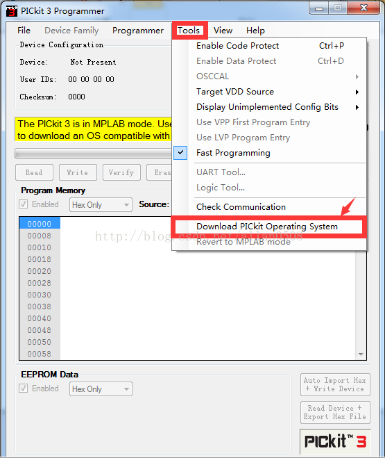 【转】Pickit 3 Programmer使用说明及 烧写程序步骤-CSDN博客