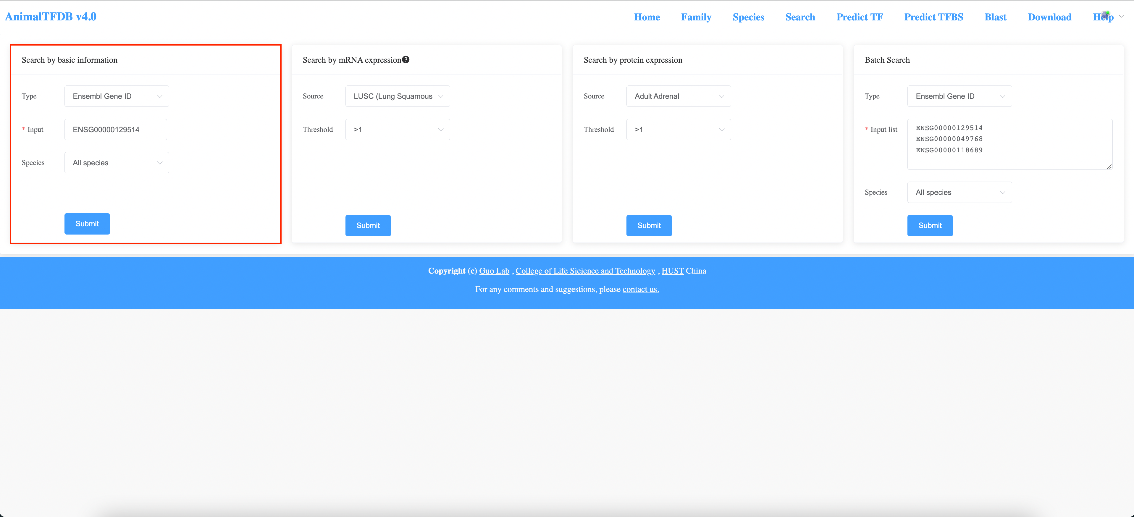 AnimalTFDB v4.0 | OMG！我最爱的转录因子数据库更新啦！~（附使用指南）（二）_tfdb数据库-CSDN博客