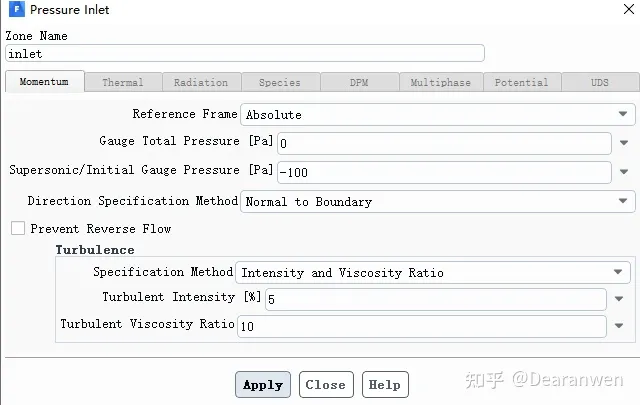注：Frame Motion和Mesh Motion的适用性Frame Motion用于在相对于固定坐标系定义流体运动时使用。当流体的运动简单且可以由几个参数定义时。例如，如果想模拟绕旋转圆柱 ...