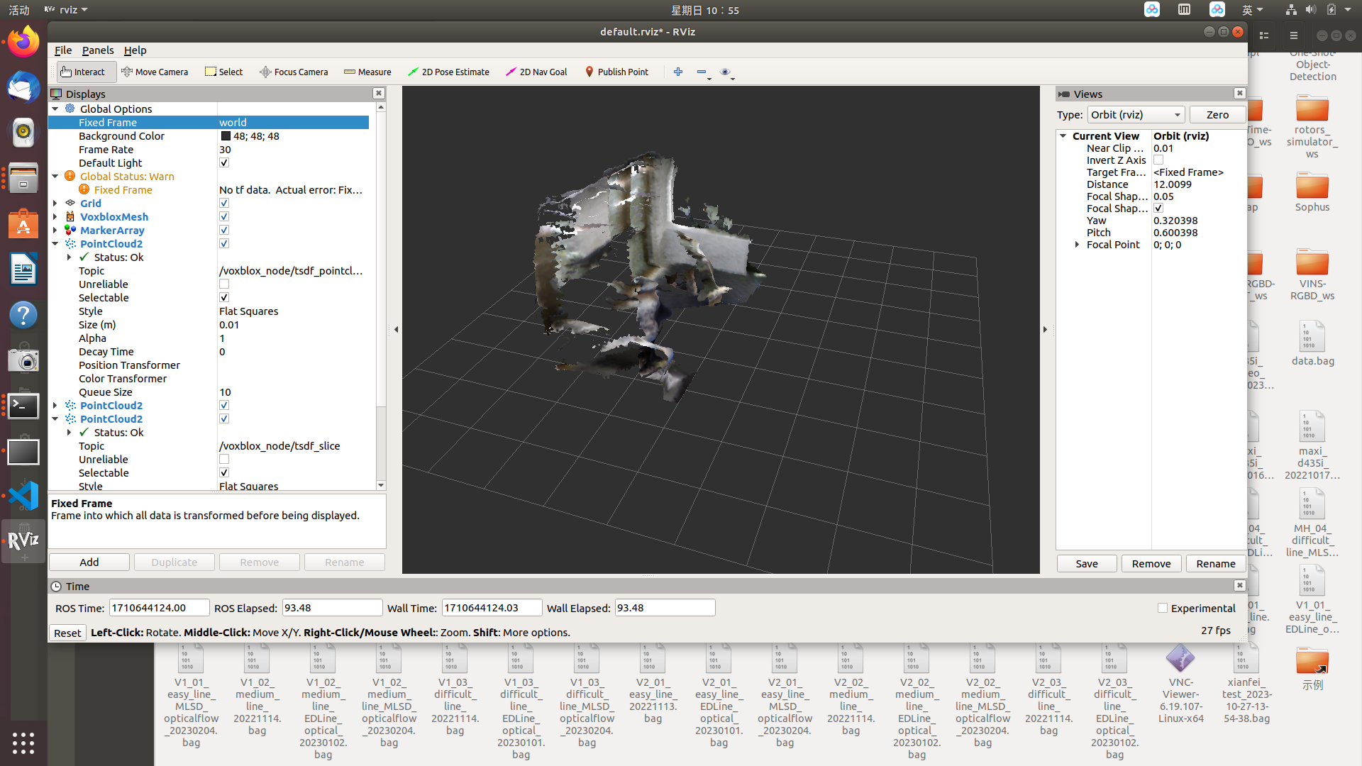 自己部署运行voxblox建图操作记录，voxblox可以基于位姿与点云进行TSDF ESDF mesh建图-CSDN博客