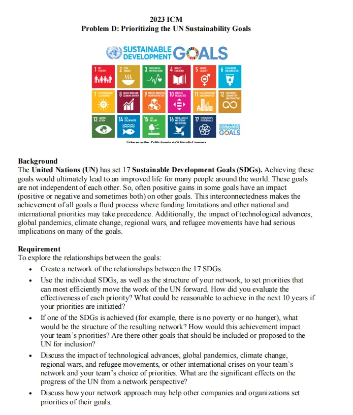 2023美赛 ICM D题 确定联合国可持续发展目标的优先级-CSDN博客