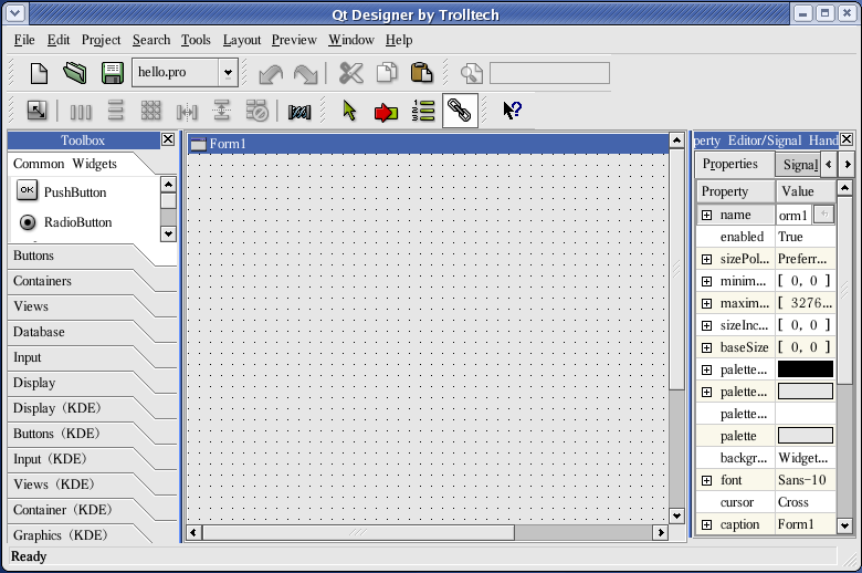 linux运行qt designer,用快速开发工具Qt Designer编写Qt程序_weixin_29452603的博客-CSDN博客