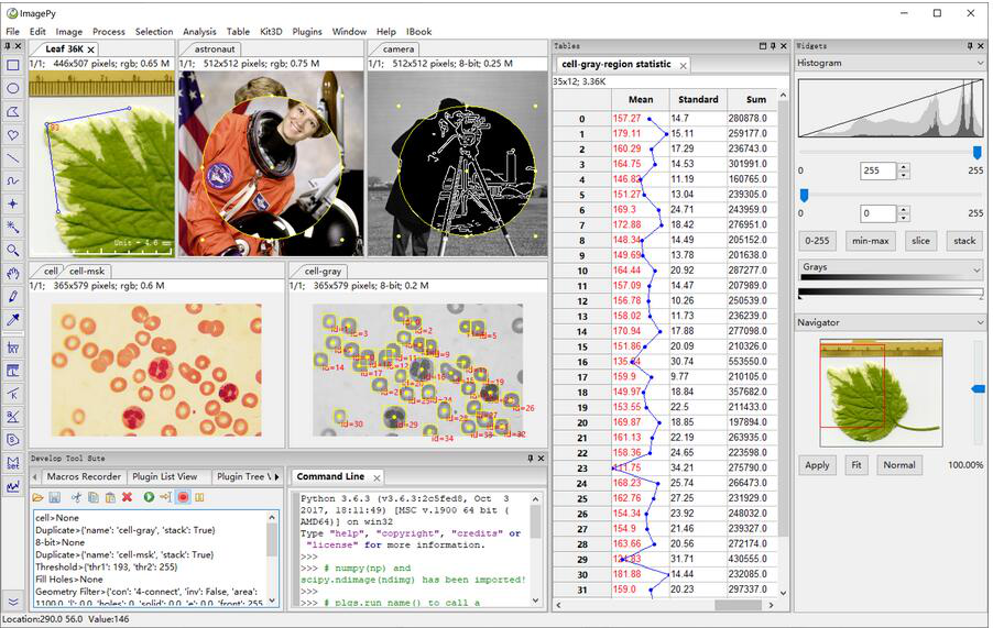 ImagePy——UI界面支持开放插件的Python开源图像处理框架_python的开源库 ui-CSDN博客
