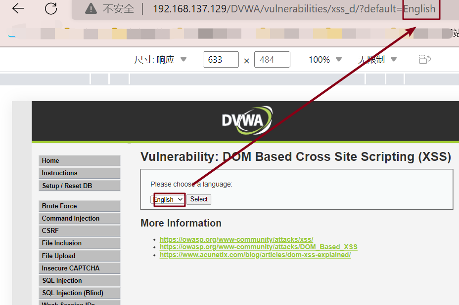 DVWA-XSS 级别通关详解(图文详细)_dvwaxssdom第一关-CSDN博客
