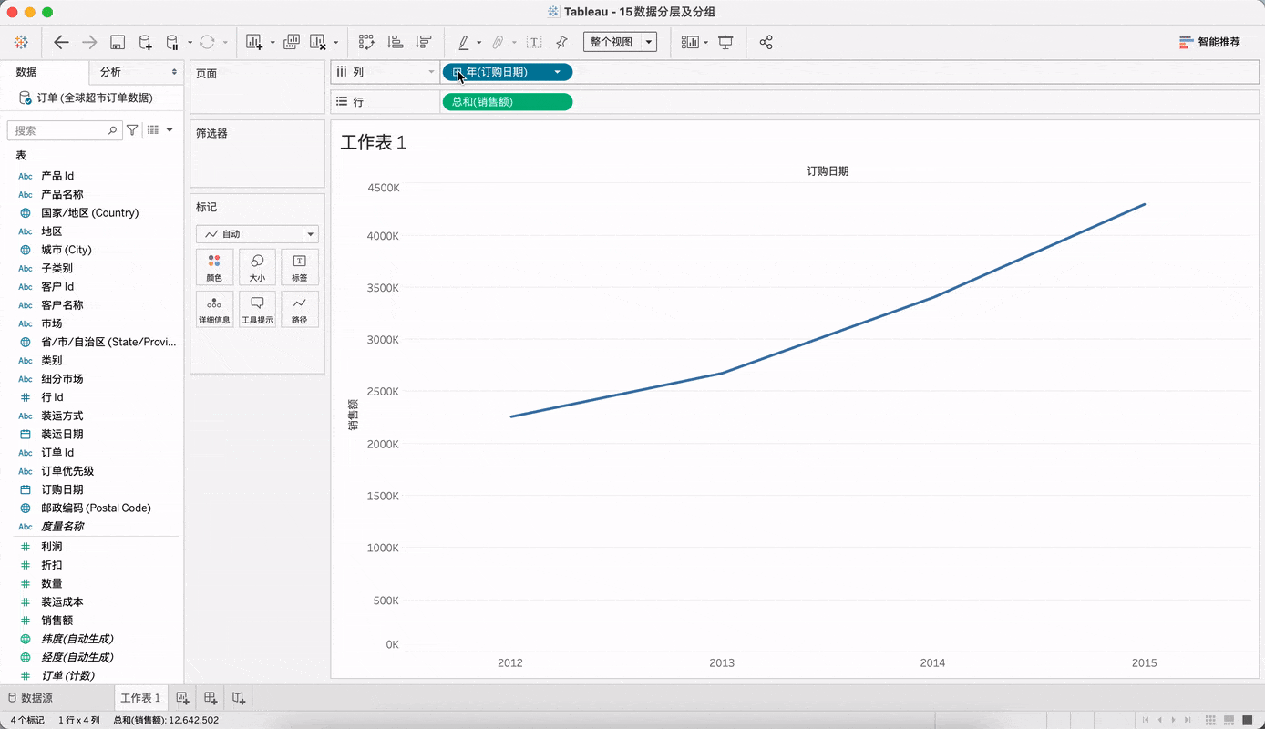 对多个字段分组【tableau入门教程15】数据分层、分组、集 Csdn博客 