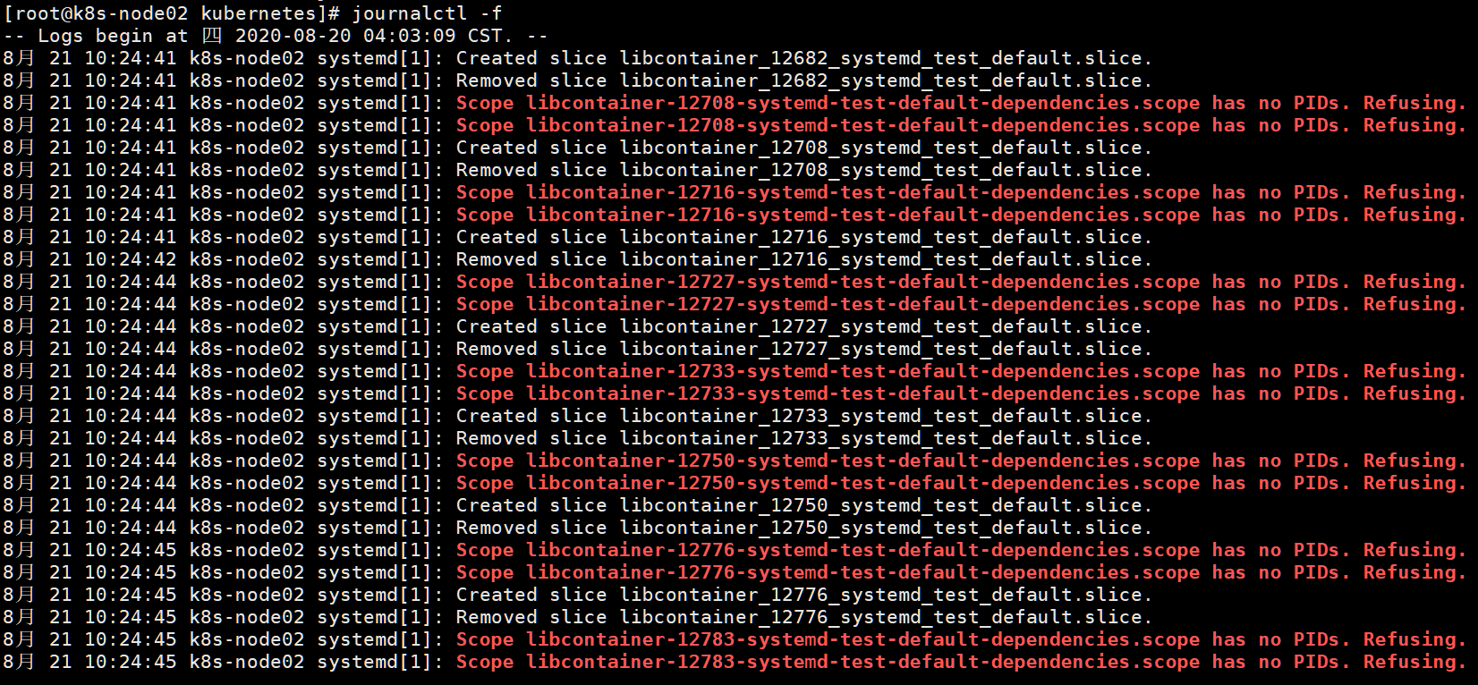 部署K8S 1.15.2时遇到的问题及解决办法_unable to read config path" err="path does not ...
