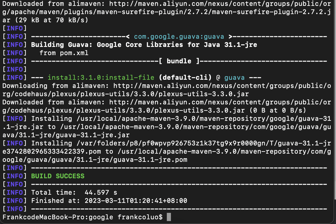 下载jar文件手动添加本地Maven仓库_guava-31.1-jre.jar-CSDN博客