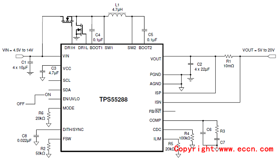 TPS55288带I2C接口36V 16A升-降压转换器方案_YFKlixiangning的博客-CSDN博客