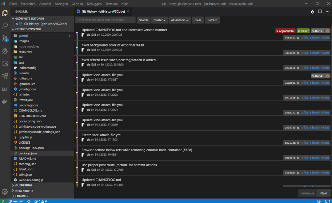 VS Code 最好的 Git 可视化插件-CSDN博客