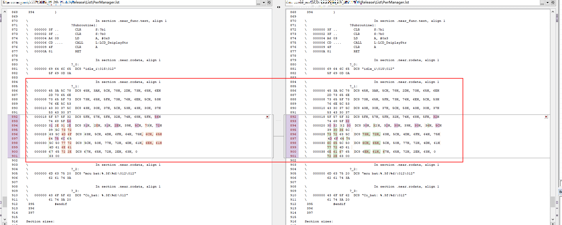IAR编译相同工程生产hex文件checksum不一致问题_hex checksum-CSDN博客