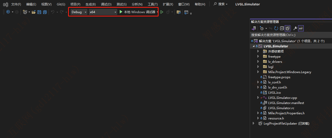 在VS2022上仿真LVGL8_lvgl使用visual studio 2022 在电脑端仿真-CSDN博客