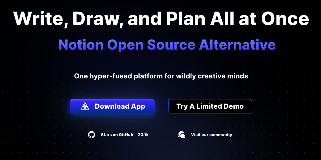 20.1K Star！Notion的开源替代方案：AFFiNE_affine自建-CSDN博客