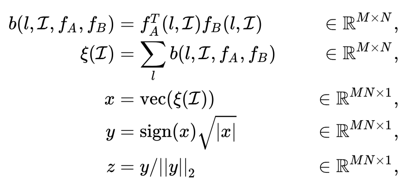 双线性池化（Bilinear Pooling）详解、改进及应用-CSDN博客