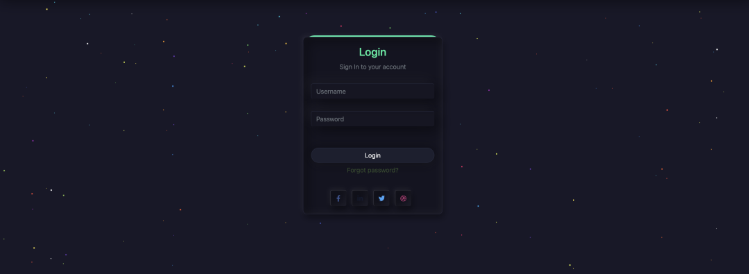 15个超好看的登录页面（附源码）_高颜值的login-CSDN博客