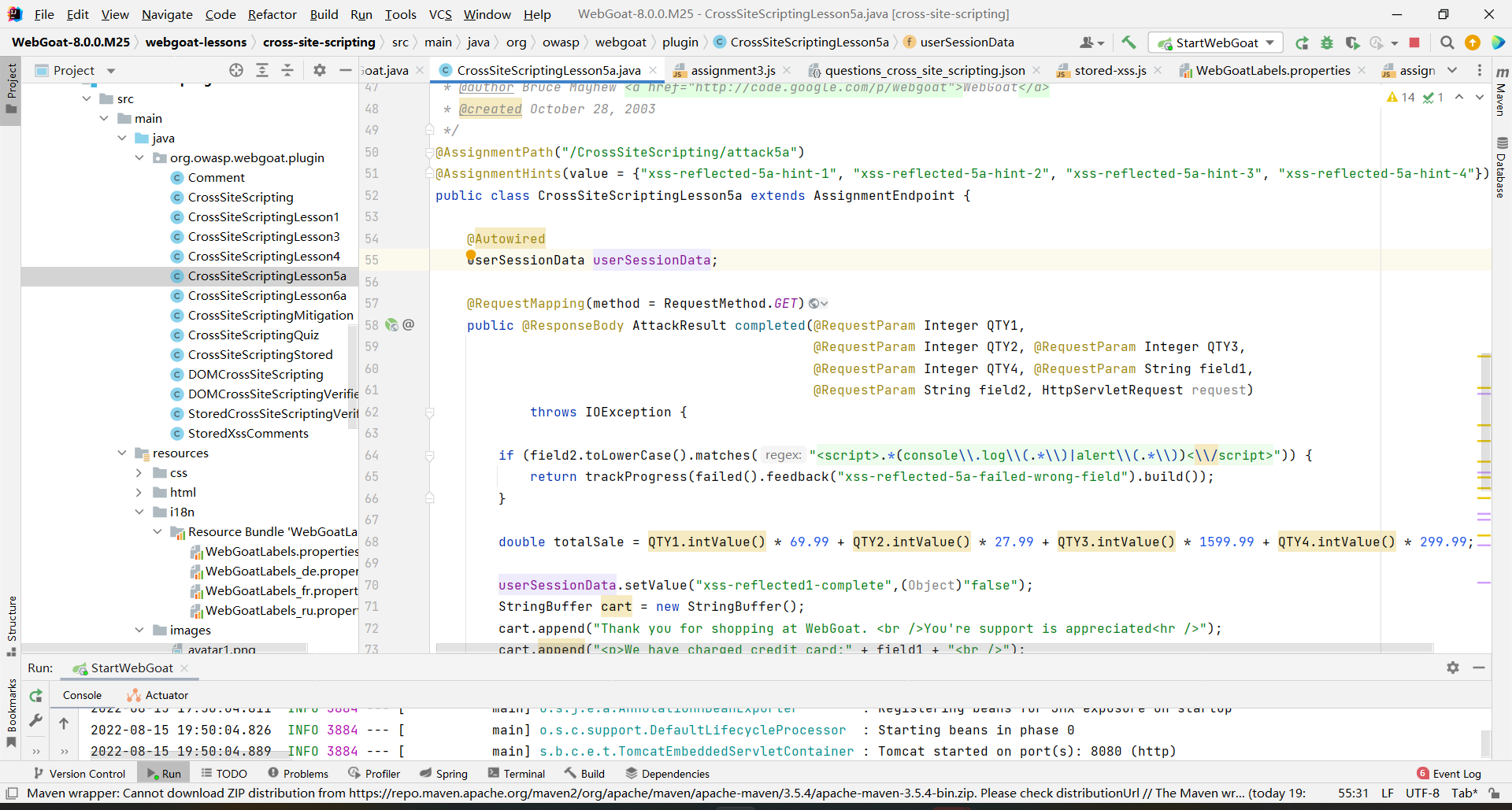 代码审计(Java)——WebGoat_Xss_webgoat代码审计-CSDN博客