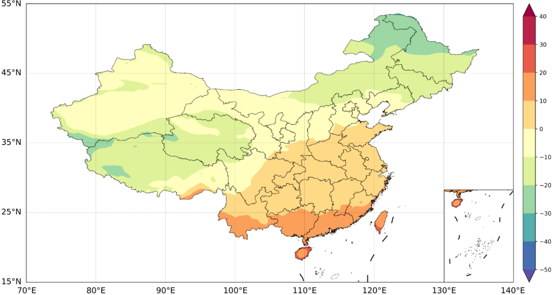 python区域地图可视化_Python中国区域CMIP5/6可视化（含南海小地图）_悦然-英语口译的博客-CSDN博客
