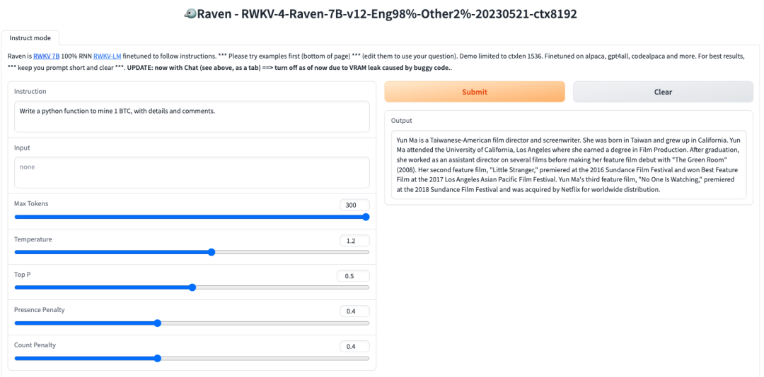 RWKV的在线体验网址出来啦！作者亲自教学，效果超棒_rwkv runner llama-CSDN博客
