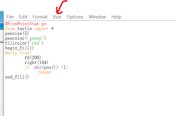 Python中画个五角星python画五角星 Csdn博客