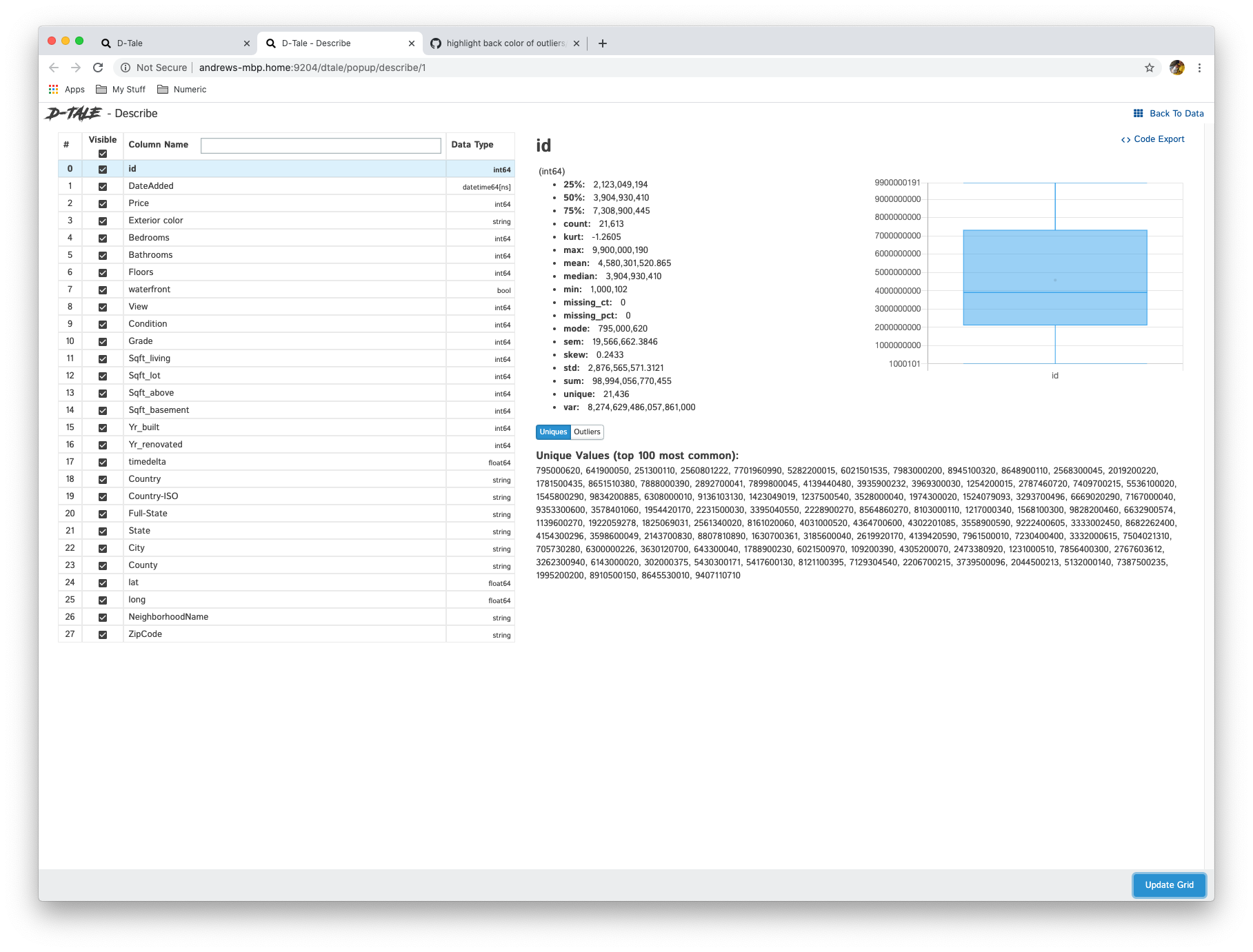 D-Tale，实现Pandas GUI高效数据分析_jupyter notebook 调用d-tale-CSDN博客