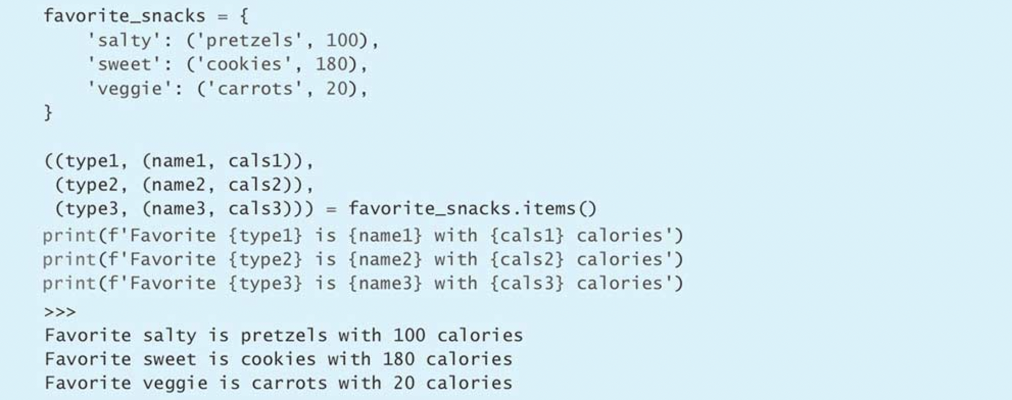 Effective Python:第6条 把数据结构直接拆分到多个变量里,不要专门通过下标访问 Csdn博客