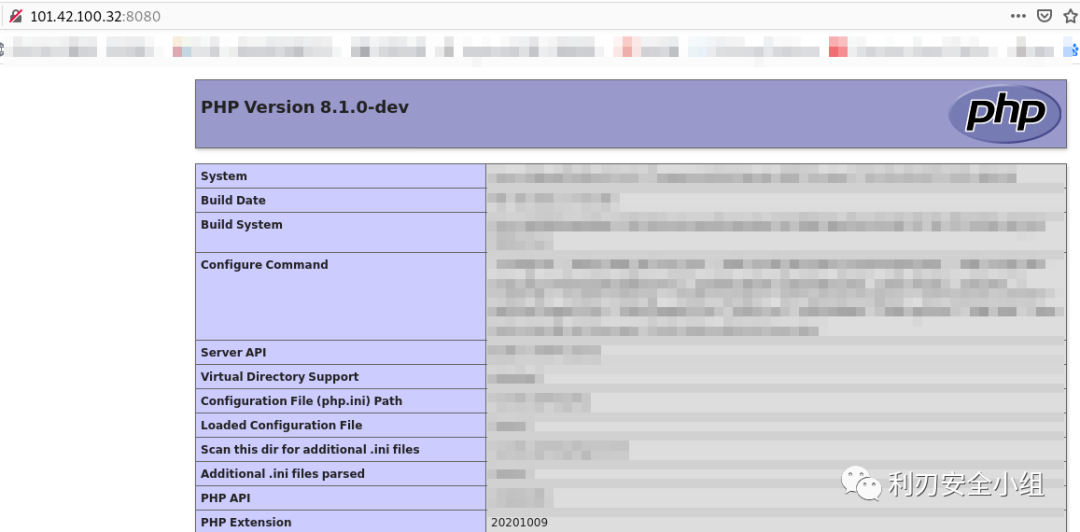 PHP 8.1.0-dev后门复现_xju_lr的博客-CSDN博客