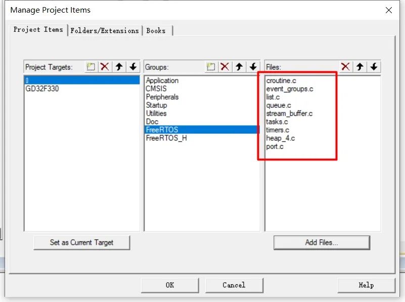 ccs 移植创建新工程_手把手教你移植FreeRTOS到GD32F350RX-CSDN博客