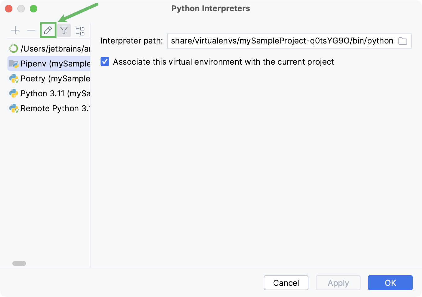 【pycharm】【配置Python解释器】【Configure a Python interpreter】_configure python interpreter-CSDN博客