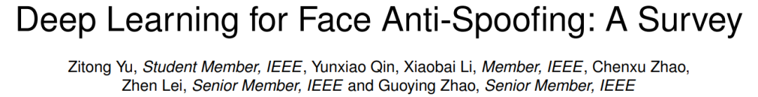 【论文推荐】了解《人脸防伪》必看的6篇论文（附打包下载地址）-CSDN博客