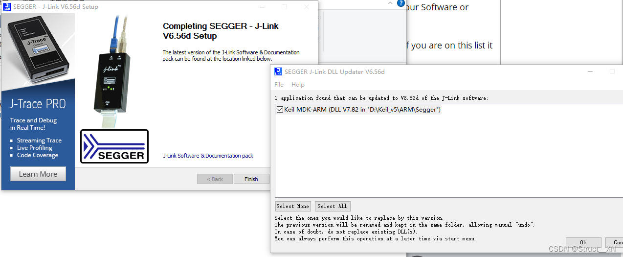 J-Link V7.82 Warning：The connected probe appears to be a J-Link clone报错_ln j-link v7.92f warning ...