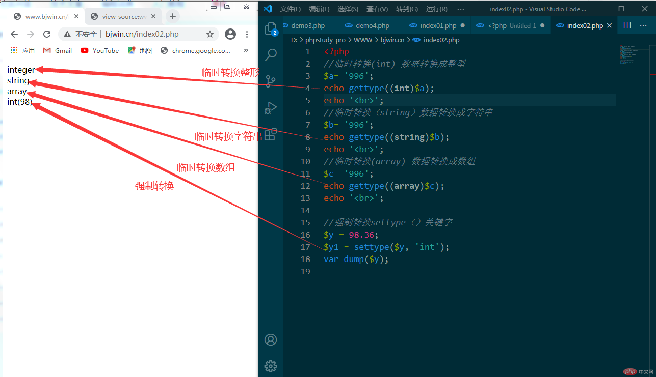 Php 自定义类型转换php 数据类型的转换与检测变量声明方式与使用常量声明的方式与使用 Csdn博客