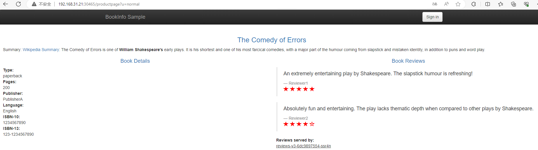 30.云原生Istio官网Bookinfo应用实战之Bookinfo部署_istio bookinfo-CSDN博客