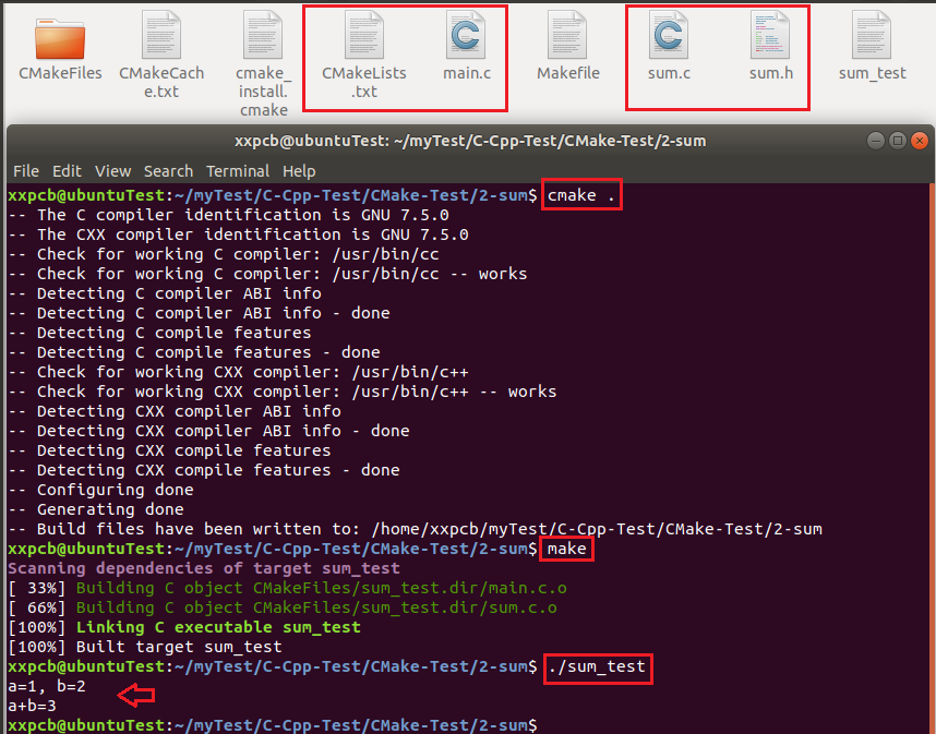 Linux中CMake的使用2-同目录下多个源文件_多文件cmakelists-CSDN博客