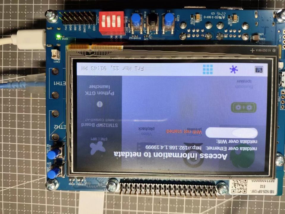 [STM32MP1]【STM32MP135F-DK测评】上电体验demo_stm32mp135f-dk buildroot nandflash ...