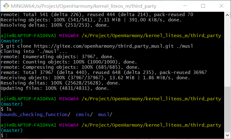 【OpenHarmony】移植 3.1 版本系统到 STM32_openharmony移植到stm32-CSDN博客