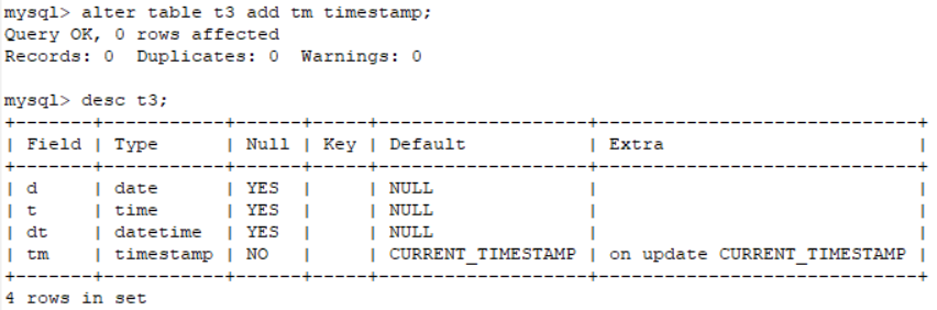Mysql设置字段有效期mysql表中设置字段类型为timestamp时的注意事项 Csdn博客