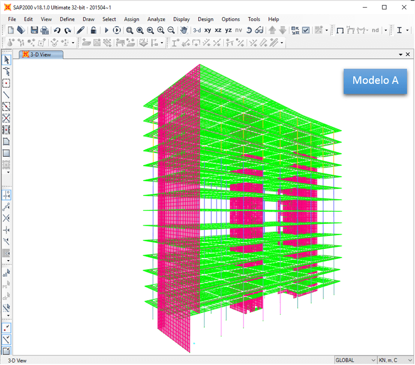 【sap2000】部分模型通过.s2k文件合并模型generating a global model through partial models by .s2k text file-CSDN博客
