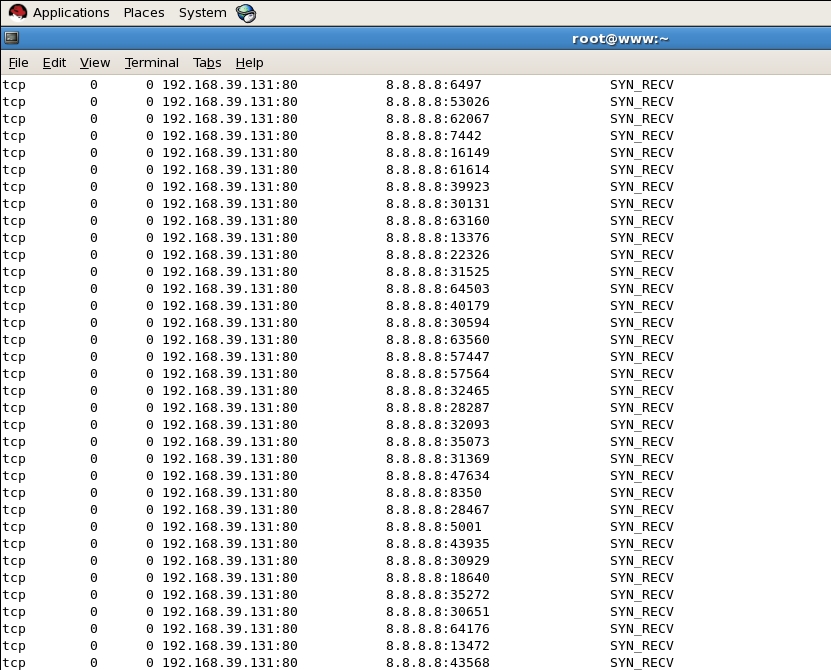 linux syn包 找进程,Linux下分析SYN flood***案例-CSDN博客