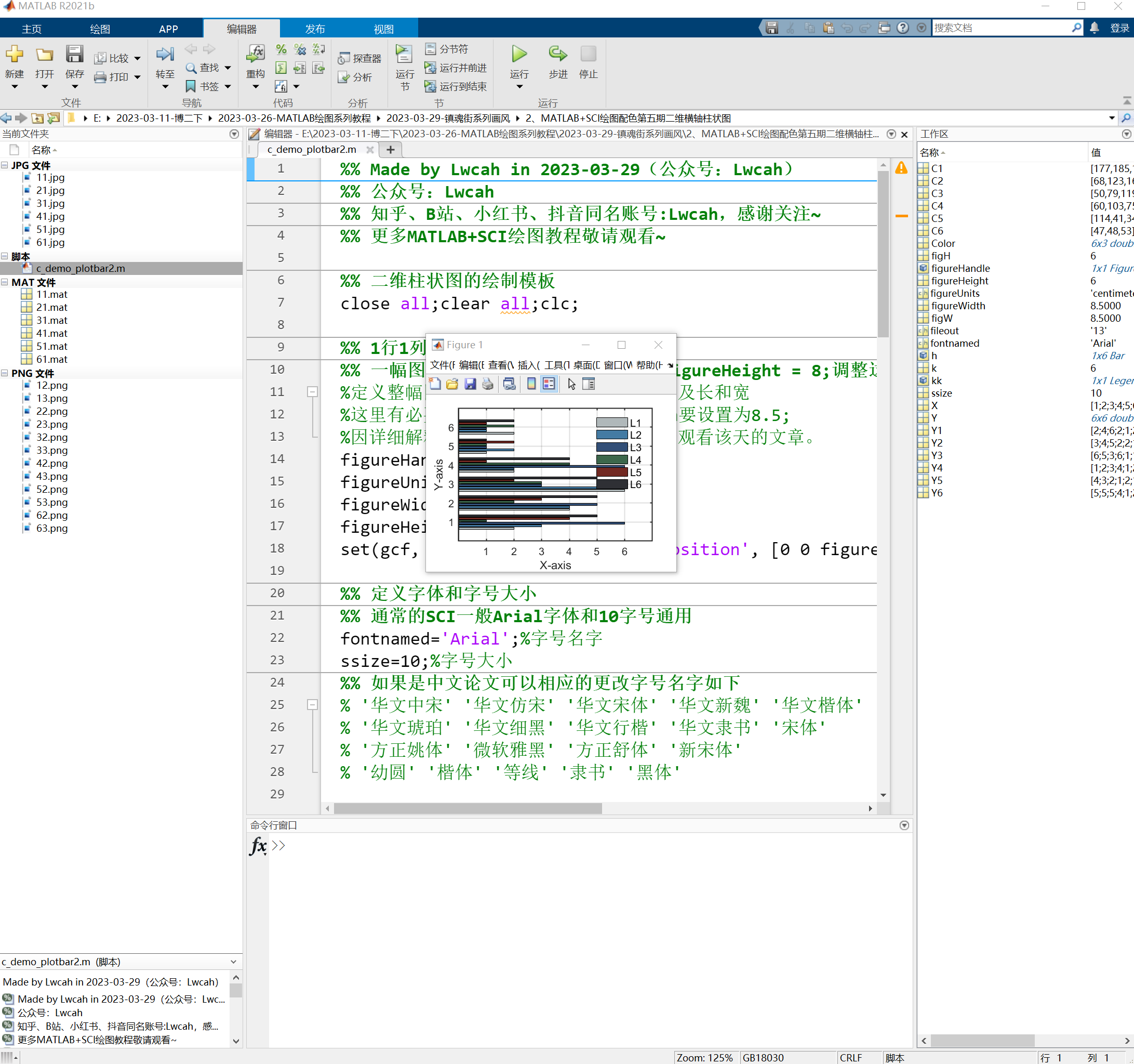 Matlab Sci 绘图配色第五期 二维横轴柱状图 镇魂街sci柱状图配色 Csdn博客 