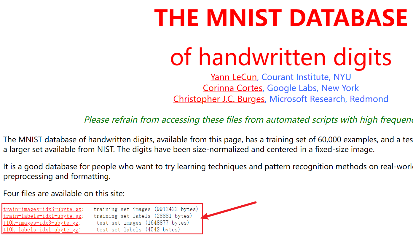 「MNIST」手写数字数据集下载并转换为图片格式（.png）-CSDN博客