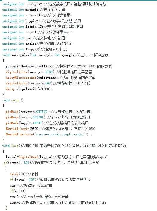 Arduino开关控制舵机往复运动pwm控制舵机，看了都觉得简单易懂（干货） Csdn博客 