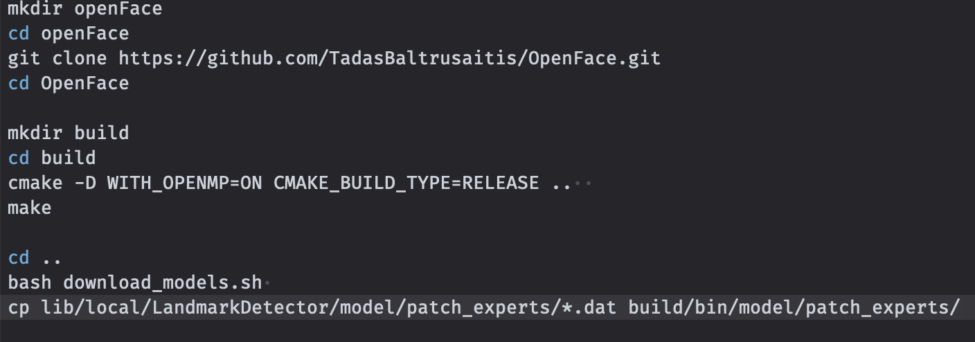 M1 使用openface_mac装openface-CSDN博客