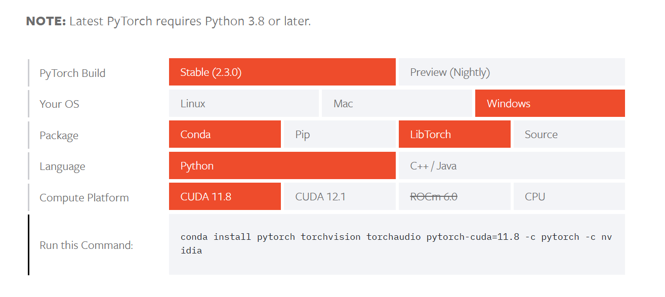 Cuda+PythorchGPU版本安装_安装pytorch torchvision cuda11.8-CSDN博客