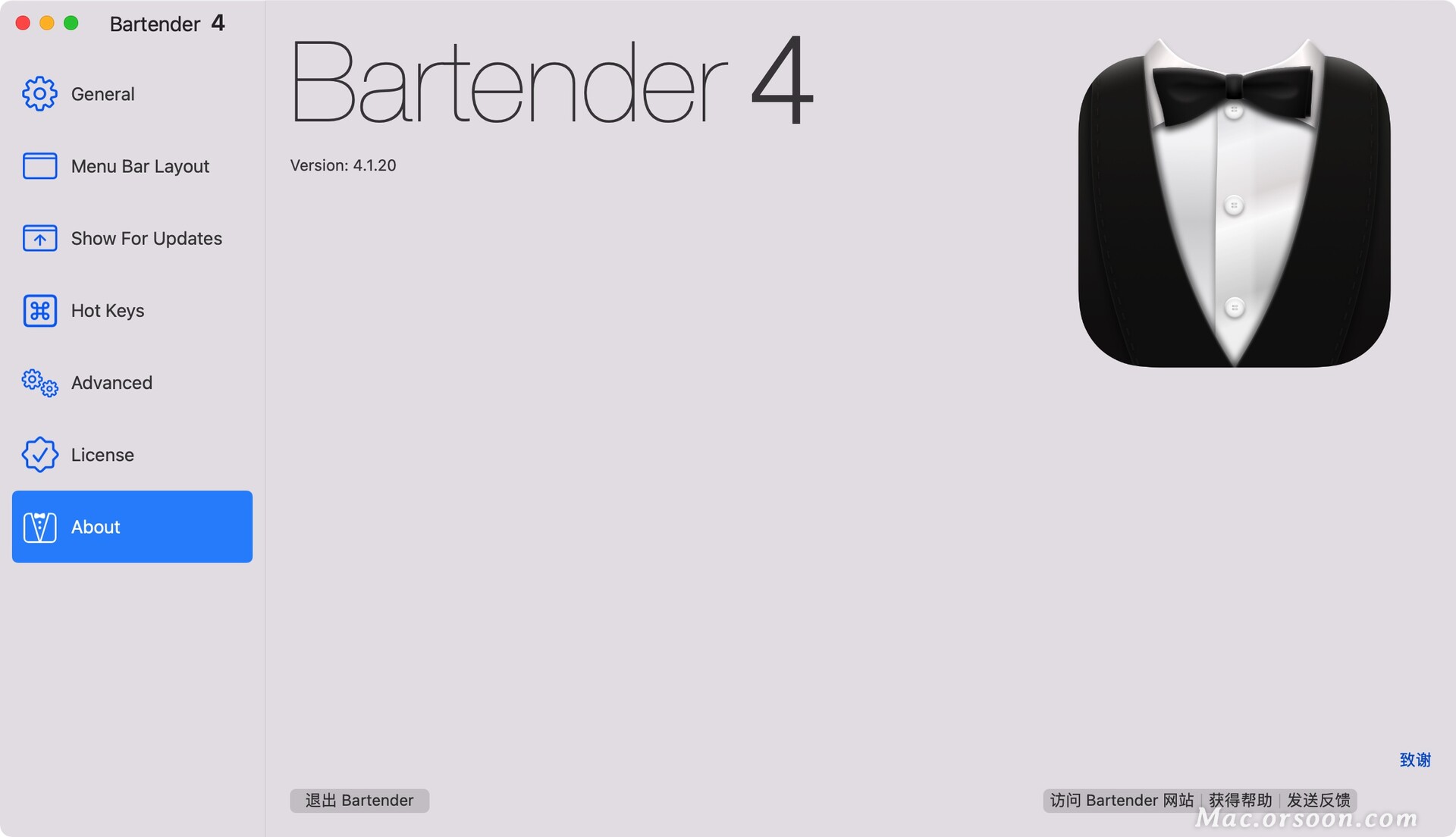 Bartender 4 for Mac(菜单栏应用图标管理)_bartender 配置部分应用图标显示-CSDN博客