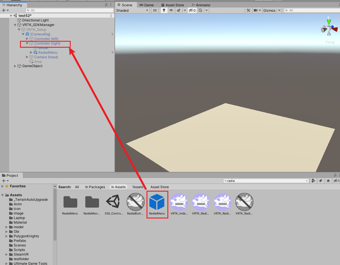 Unity结合HTC Vive开发之VRTK手柄Touchpad键圆盘UI显示_unity vive touchpad-CSDN博客